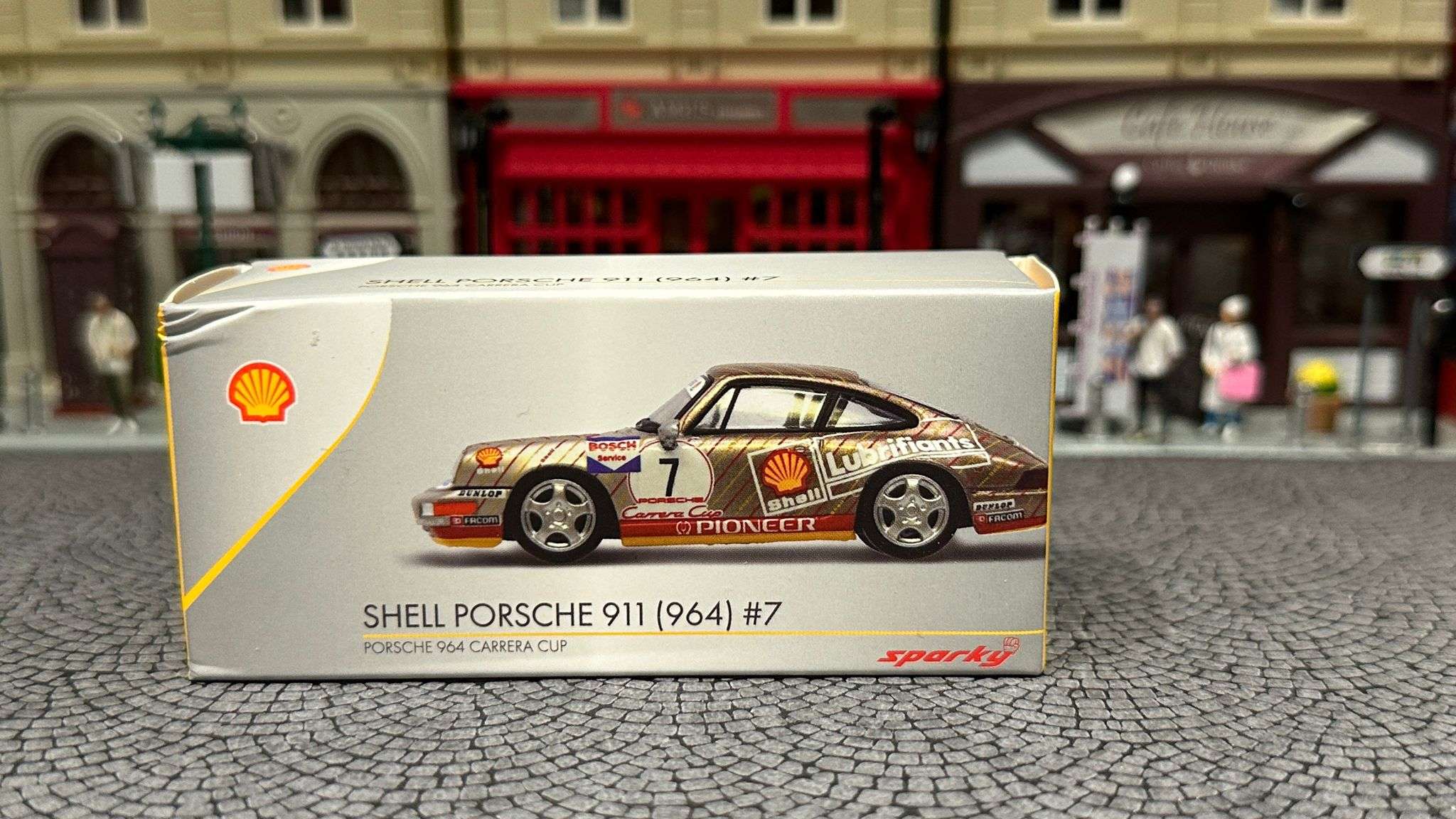 光彩奪目 - TINY x Spark Shell Porsche 911(964) #7 - HKTOYCAR 手推車