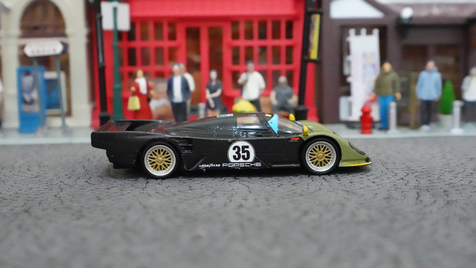 試作品 - Sparky Porsche Dauer 962 Le Mans Magny-Cours Test #35 - HKTOYCAR 手推車