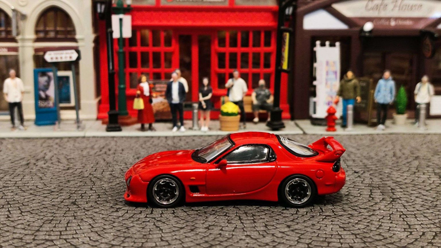 潮牌聯乘 - Tarmac Works Mazda RX-7 FD3S Mazdaspeed A-Spec ESDER - HKTOYCAR 手推車