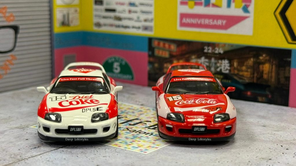 潮品與車仔擦出火花 - DPLS x INNO Toyota Supra A80 可口可樂Box Set - HKTOYCAR 手推車
