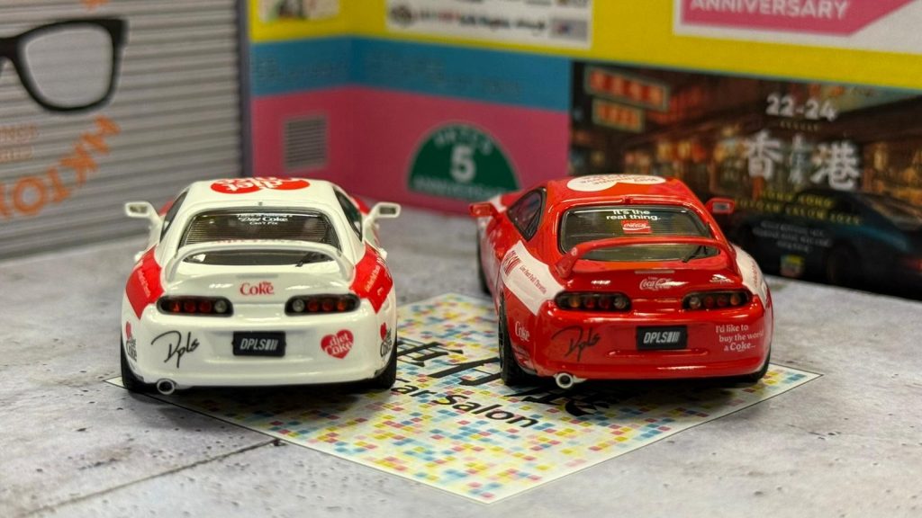 潮品與車仔擦出火花 - DPLS x INNO Toyota Supra A80 可口可樂Box Set - HKTOYCAR 手推車